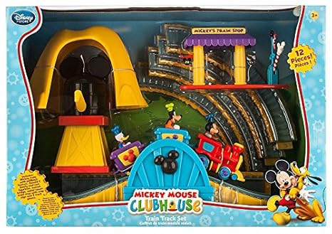 Disney Mickey Mouse Mickey Mouse Clubhouse Train Track Playset: Amazon ...