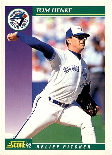 Amazon.com: 1992 Score Baseball Card #385 Tom Henke Mint: Collectibles ...