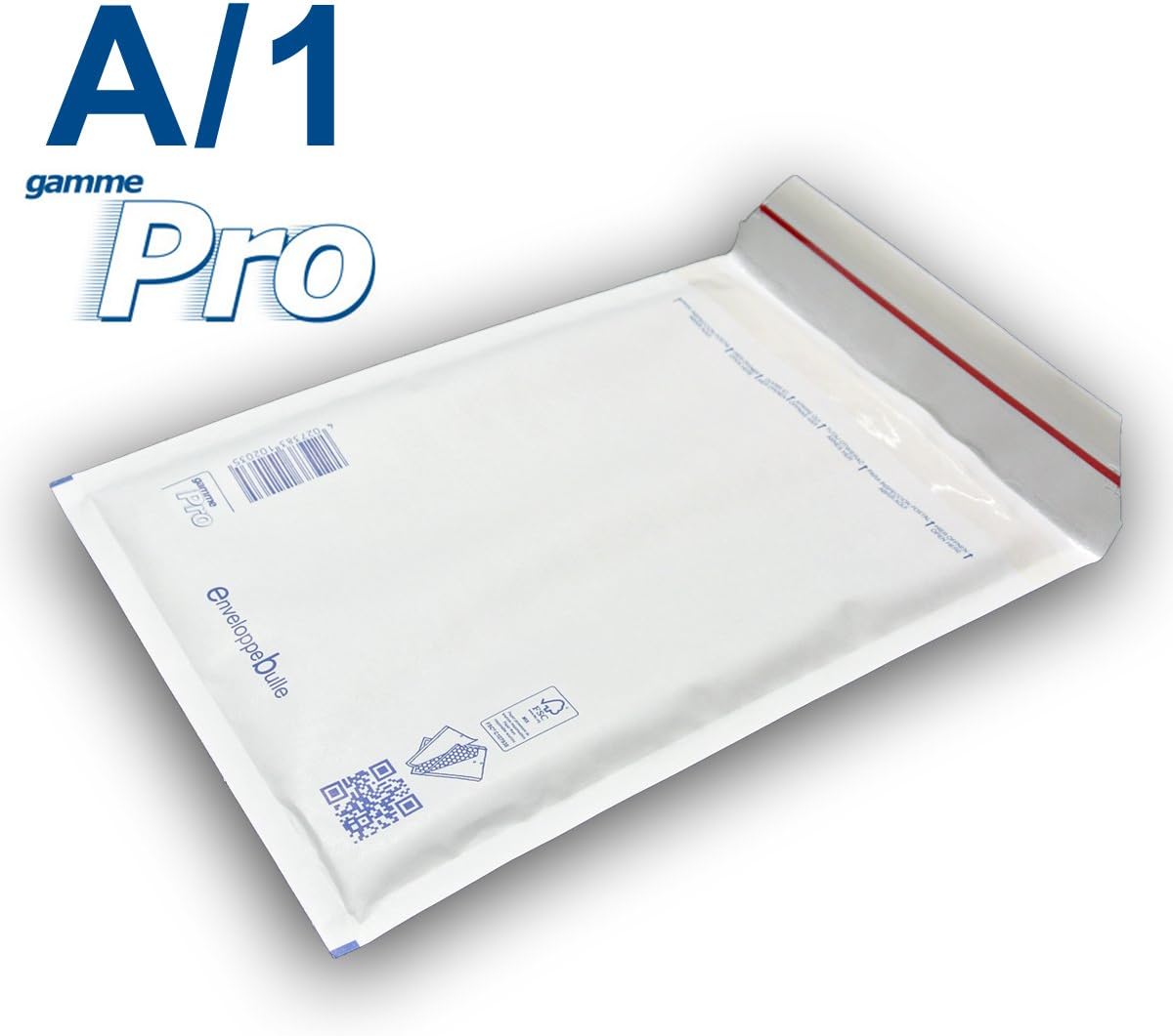 Lot de 100 enveloppes à bulles blanches gamme PRO A/1 format 90x165mm ...