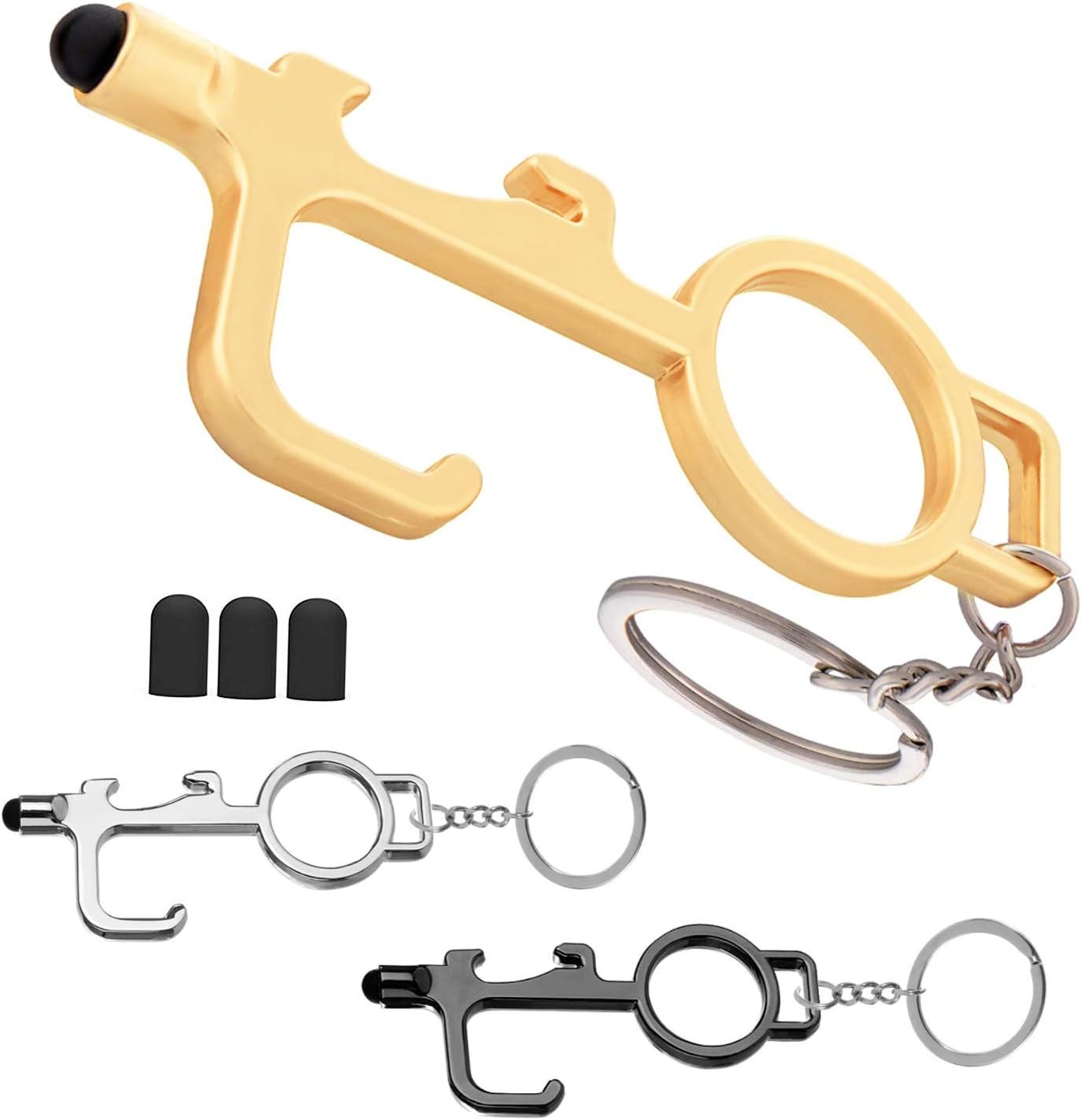 Contactless Door Closer Tool,3 PCS No Touch Hygiene Door Opener,EDC ...