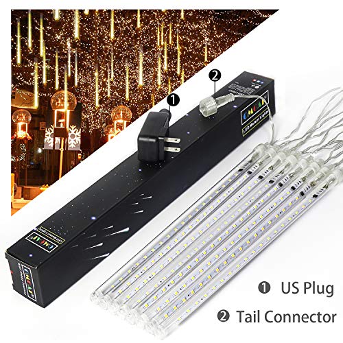 OMGAI LED Meteor Shower Rain Lights - Waterproof Drop Icicle Snow ...