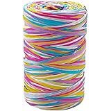 Amazon.com: Morex Ribbon Pearl Raffia Ribbon Spool, 55-Yard, Light Blue ...