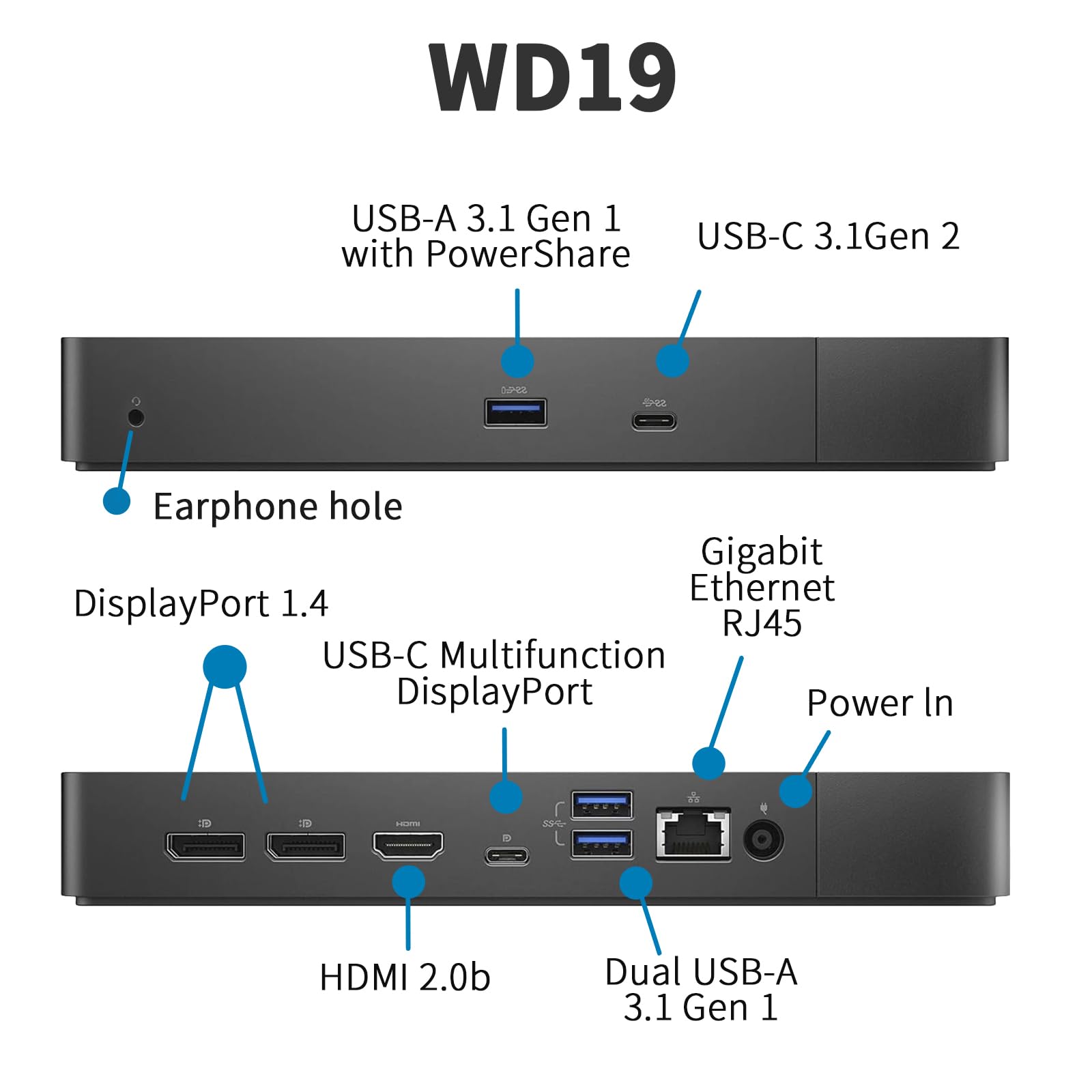 Mua Dell Docking Station WD19 130W, Performance Dock WD19 with 130W ...