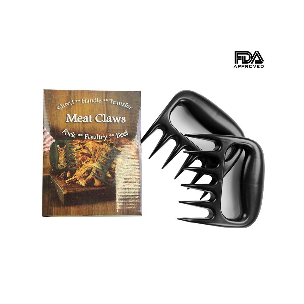 Bear Claw BBQ Meat Forks Pulled Pork(Set of 2), Shredder Meat Claws ...
