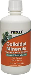 Amazon.com: NOW Supplements, Colloidal Minerals Liquid, Plant Derived ...
