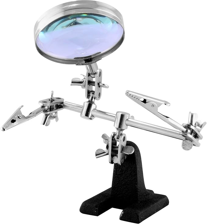 Amazon.com: MaxLLTo Helping Hand Magnifier Magnifying Glass Jewelry ...