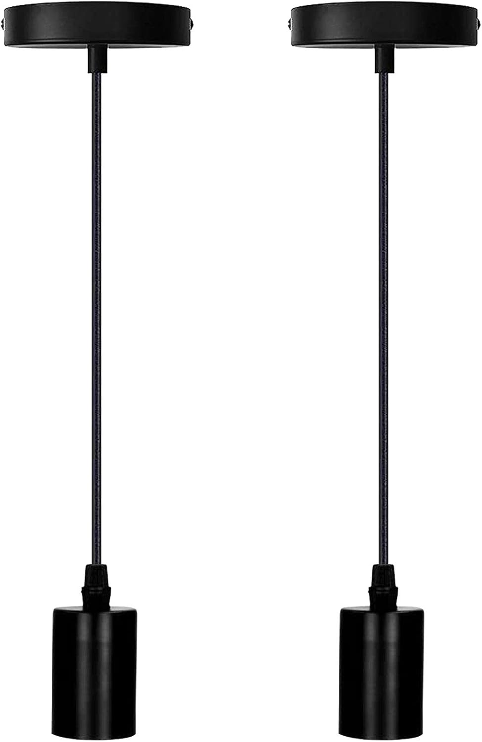 Doright Vintage Ceiling Pendant Light Fixtures, Aluminum E27 Screw Lamp ...