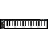 Amazon.com: M-Audio Keystation 61ES 61-Key USB MIDI Keyboard Controller with Semi-Weighted Keys ...