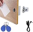 WOOCH Electronic Cabinet Lock, Hidden DIY RFID Lock with USB Cable for ...