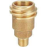 Amazon.com: Male 5042 QCC1 Nut, Propane Gas Fitting Hose Adapter with 1/4" Male Pipe Thread ...