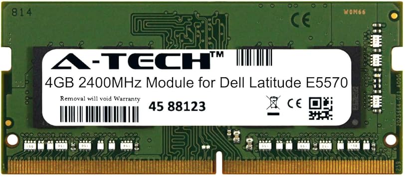 A-Tech 4GB Memory for DELL Latitude E5570 (5570) Laptop (1 x 4GB) DDR4 ...