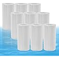Amazon.com : xibulun 9-Pack Pool Filter Paper Replacement for Resusable ...