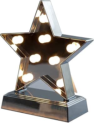 Amazon.com: WED LED Light Marquee Star Shaped, Battery Operated LED Lighted Marquee Star Sign ...