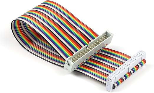 UCTRONICS Male to Female GPIO Ribbon Cable 40pin 8inch Breadboard ...
