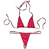 EVAbaby Women Micro G-String Bikini 2 Piece Swimsuit Sheer Extreme Mini ...