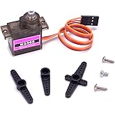 Miuzei 10 Pcs 9G SG90 Micro Servo Motor Kit for RC Robot Arm/Hand ...