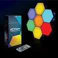 HEXlights Hexagon Wall Lights, Premium Set of Touch & Remote Controlled ...