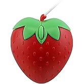 Amazon.com: Wireless Bluetooth Mouse Cute Fruit Strawberry Shape Mouse ...
