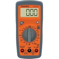 Truper MUT-105, Multímetro digital profesional para mantenimiento ...
