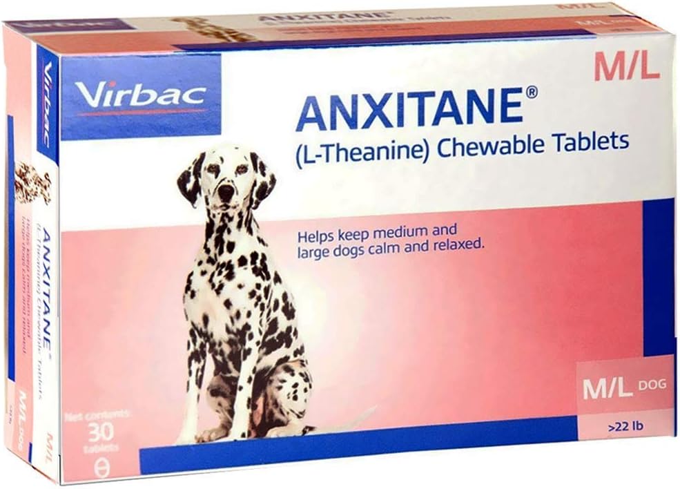 Amazon.com : Virbac Anxitane Chewable Tablets for Small Dogs & Cats 22 & Up lb 30 Count : Pet ...