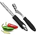 Amazon.com: Jalapeno Pepper Corer, Set of 2, Stainless Steel Zucchini ...
