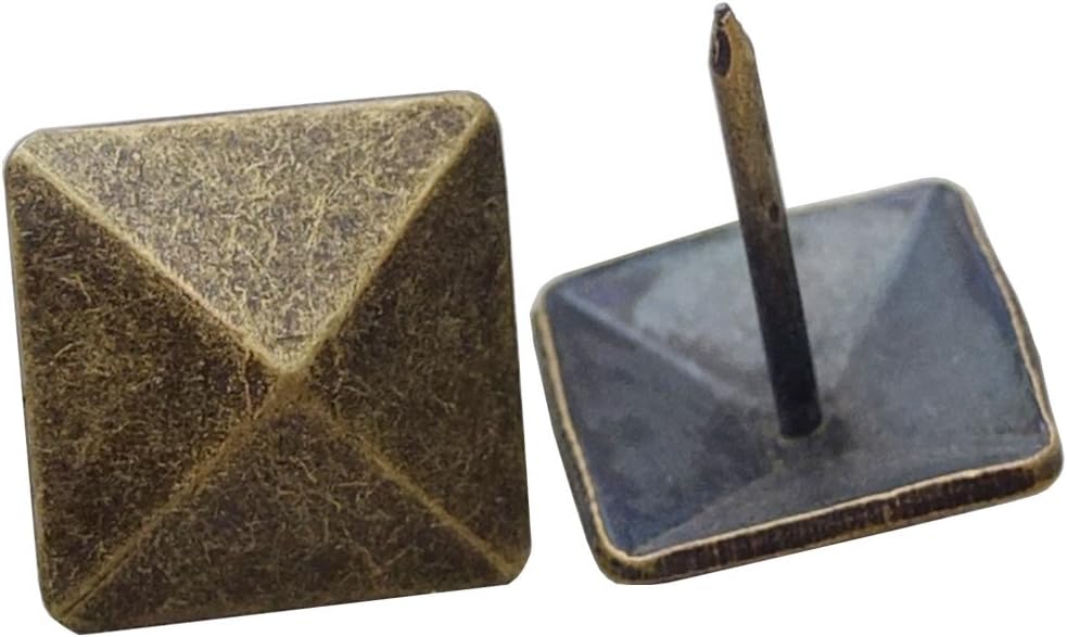 Bluemoona 20Pcs - 3/4" 19mm Pyramid Nail Tack Decorative Head Push Pins ...