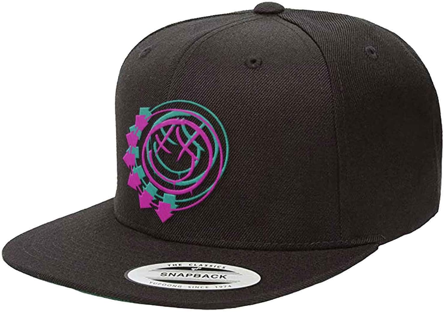 Blink 182 Snapback Cap Double Six Arrows Band Logo Official Black ...