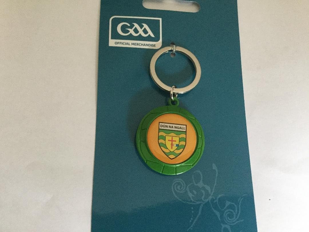 DONEGAL Official GAA IRELAND County round crest keyring very rare ...