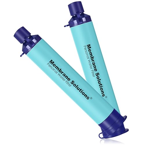 Membrane Solutions Personal Water Filter, Survival Filtration Straw ...