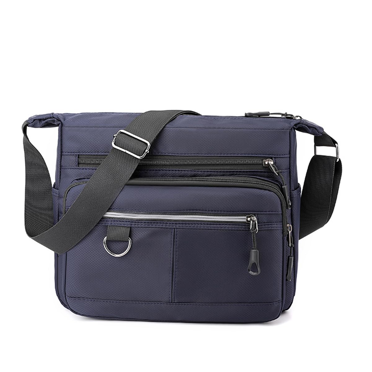 Sunwel Fashion Lightweight Small Messenger Bag Black Canvas Crossbody ...