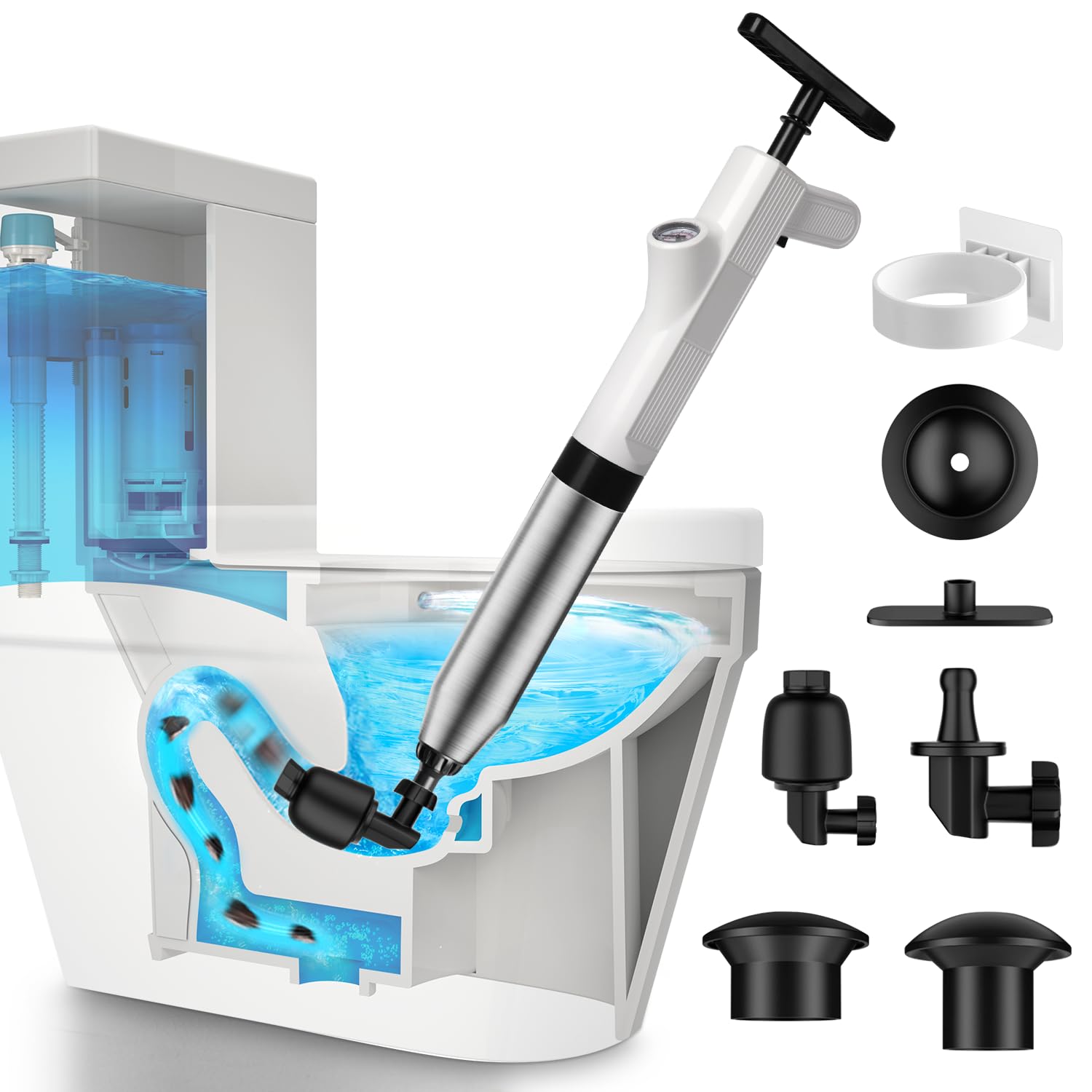 Mua TheElves Air Toilet Plunger,High Pressure Drain Plumb Plunger and ...