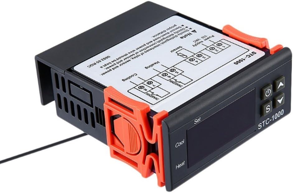 Huatuo STC-1000 12V Aquarium Incubation Seafood Machine Electronic Digital Microcomputer ...