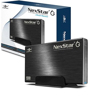 Vantec Nexstar 3 External Hard Drive Enclosure NST-360SU-BK (Onyx Black ...