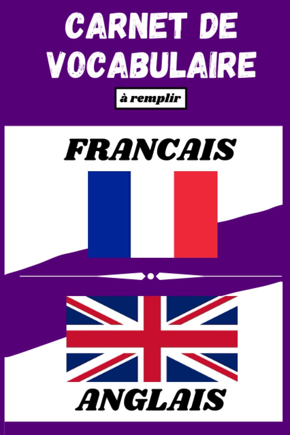 Mua Carnet de vocabulaire FranÃ§ais-Anglais: Cahier lignÃ© Ã deux ...