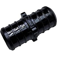 15 Pieces XFITTING 1" Pex Coupling Poly Alloy Coupling, Plastic Coupling - Crimp Pex B, Black ...