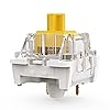 RK ROYAL KLUDGE Yellow Switches, 50gf 3 pin Quiet Linear Keyboard ...