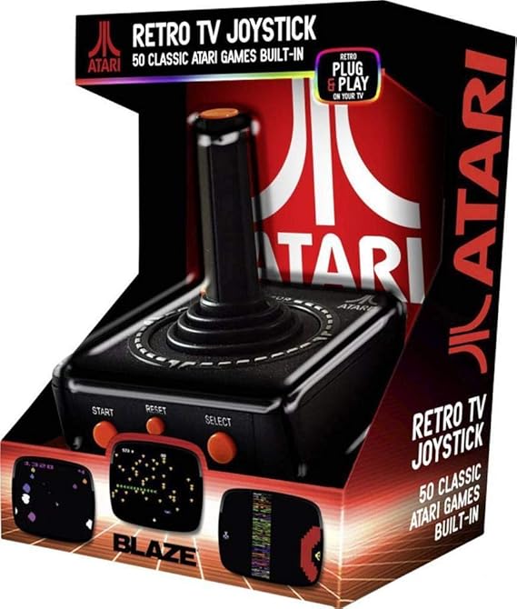 Atari Retro TV Plug and Play Joystick (Electronic Games): Amazon.co.uk ...