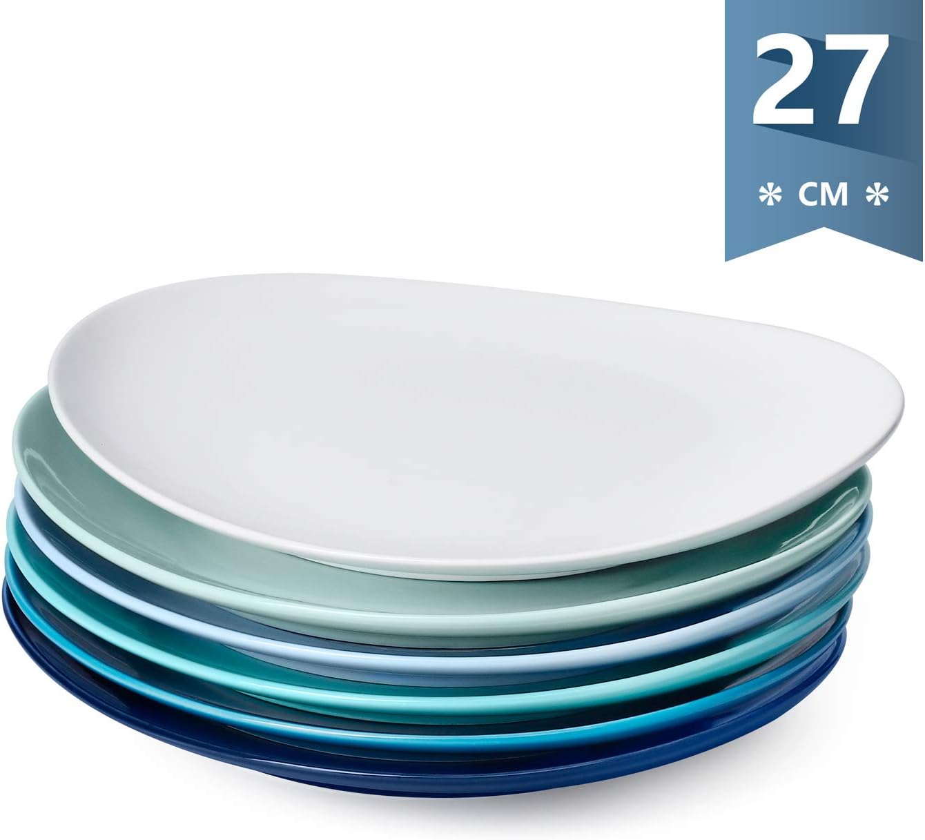 Sweese 150.003 Speiseteller Set, 6-teilig, Essteller-Service aus ...