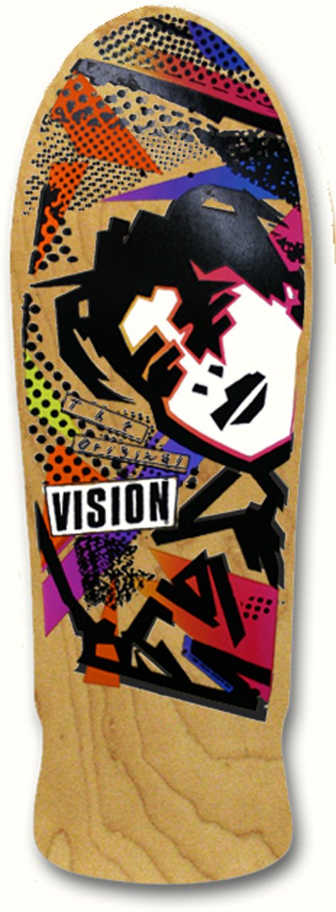Vision Original MG Reissue Skateboard Deck, Natural, 10 x 30-Inch ...