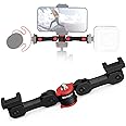 Amazon.com : simorr Dual Cold Shoe Extension Bar Universal Cold Shoe Mount Bracket Plate Adapter ...