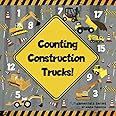 Counting Construction Trucks: Trucks activity book for kids ages 2-7 ...