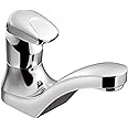 Moen 8884 M-Press One-Handle Metering Lavatory Faucet (Chrome), Touch ...
