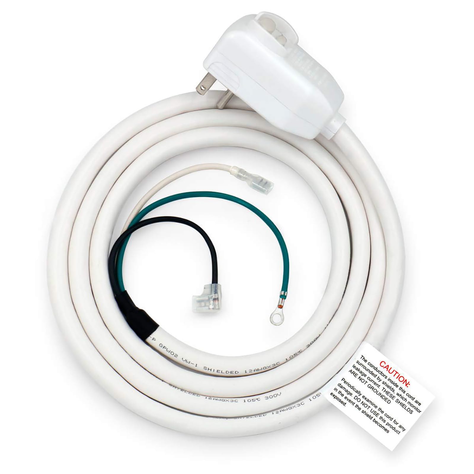 Baomain 240VAC 20Amp 4800W 12AWG LCDI Power Cord Plug 60Hz NEMA 6-20P ...