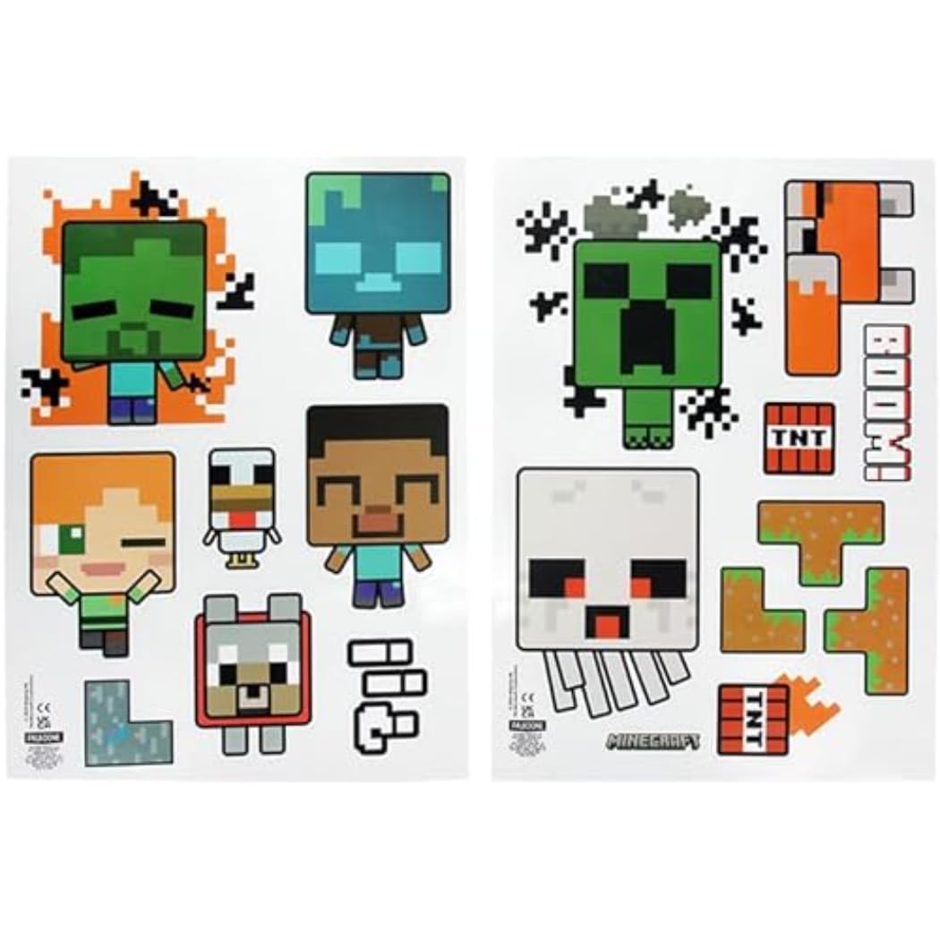 Minecraft Official Licensed Personalized Kids Room Wall Decals by ...