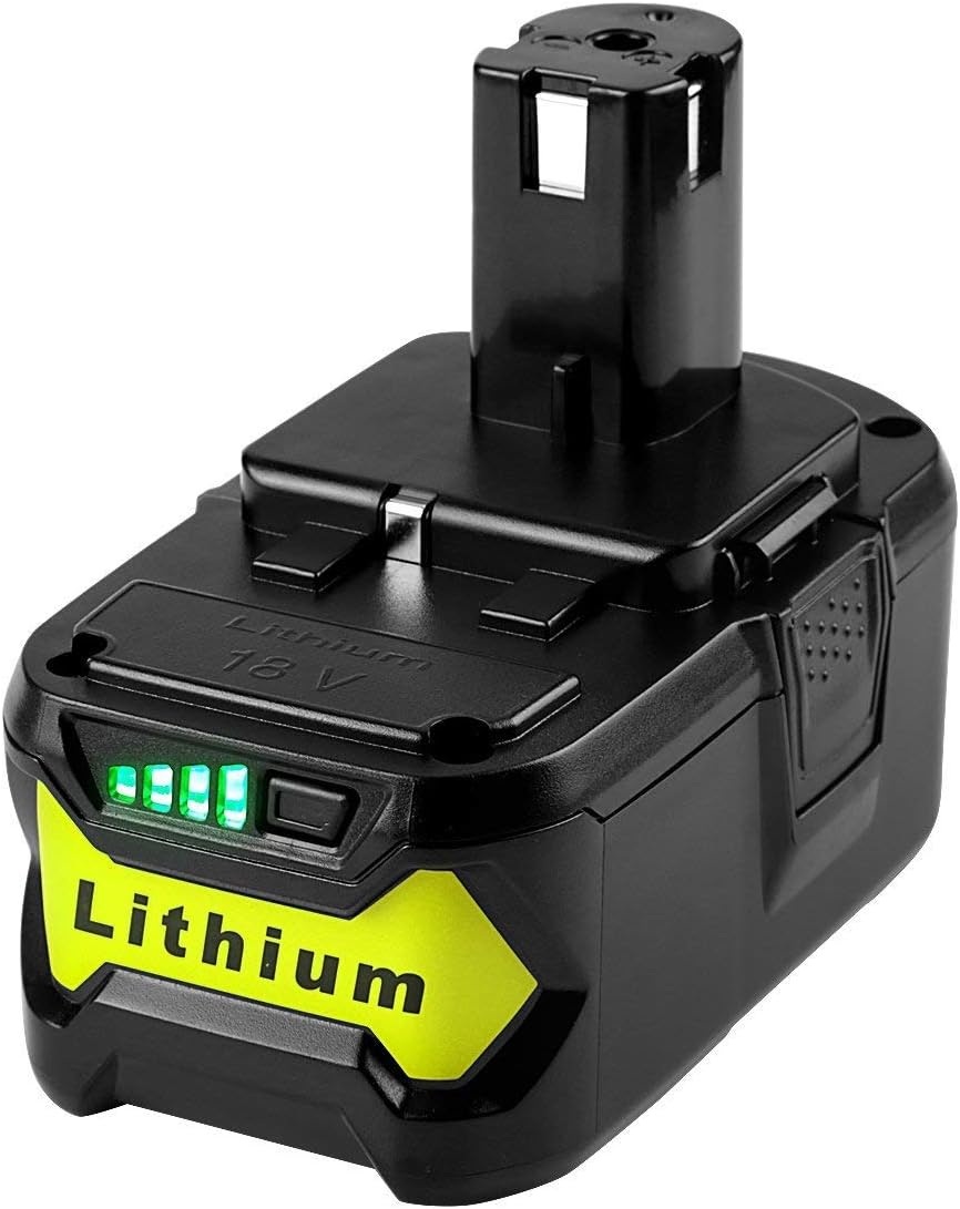 MASIONE P108 Battery for Ryobi 18v Battery P107 P105 P104 P102 P103 5 ...