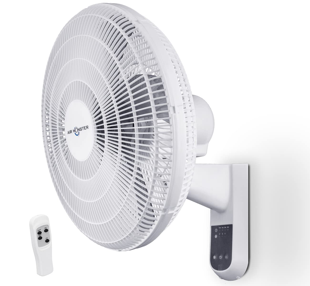 Mua Air Monster 16 Inch Wall Mount Fan with Remote Control, Wall Mount ...