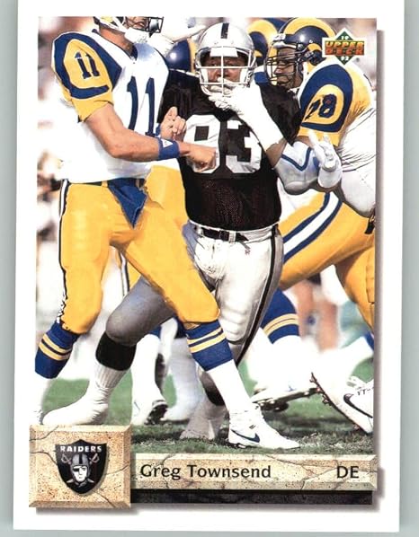 Amazon.com: 1992 Upper Deck #116 Greg Townsend - Los Angeles Raiders ...