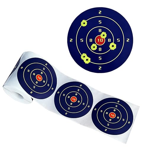 Pistep Splatter Shooting Targets 4 Inch Reactive Paper Target Stickers ...