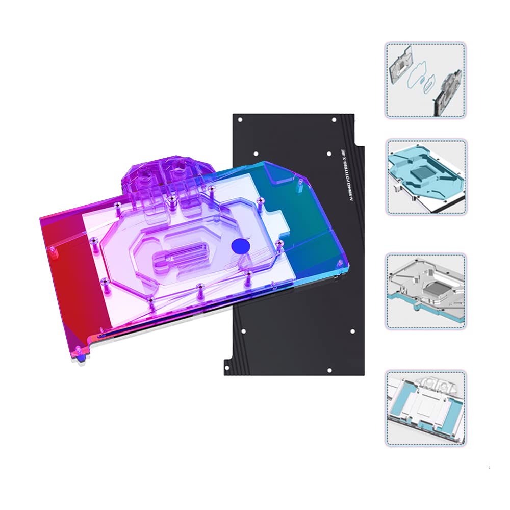 Mua Copper GPU Water Cooling Block GPU Waterblock Graphics Card Water Cooling Block for MSI ...