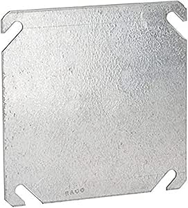 Hubbell-Raco 752 Square Cover, Flat and Blank, 4" (Pack of 50): Amazon ...